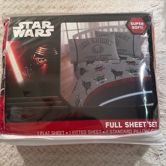 Star Wars | Bedding | Star Wars 4piece Jedi Knight Full Super Soft ...